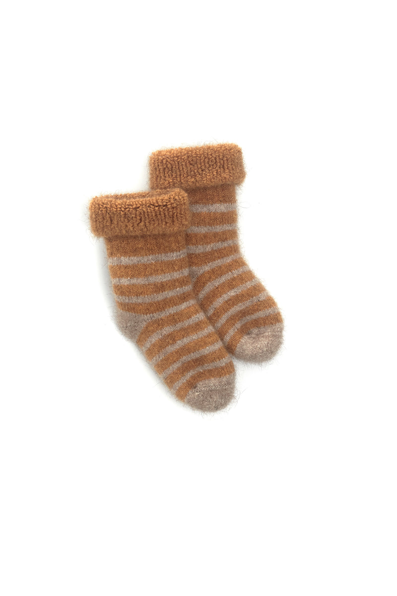 NORSEWEAR - Baby Possum Stripe Sock - Dandelion